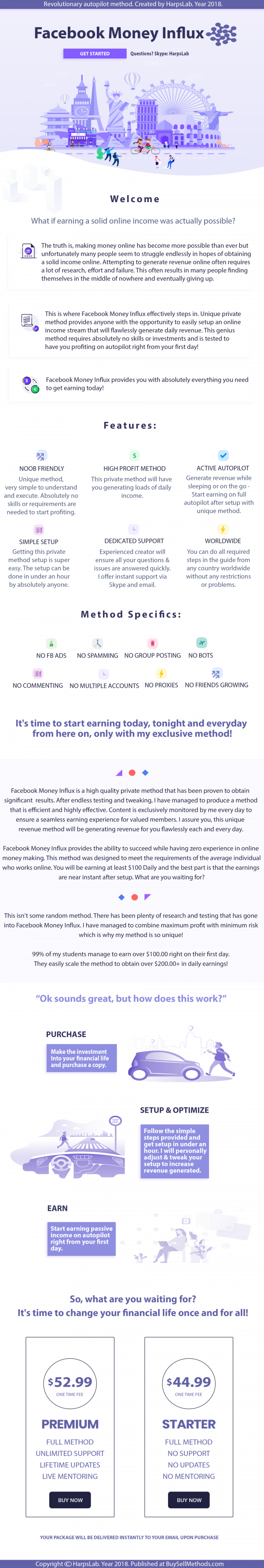 FACEBOOK MONEY INFLUX – Start Making $100 Each Day via Revolutionary Method